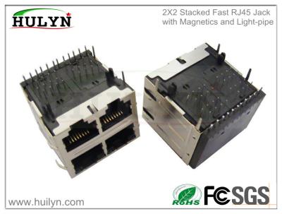 China RJ45 connector with transformer,RJ45 Jacks HLY-006 for sale