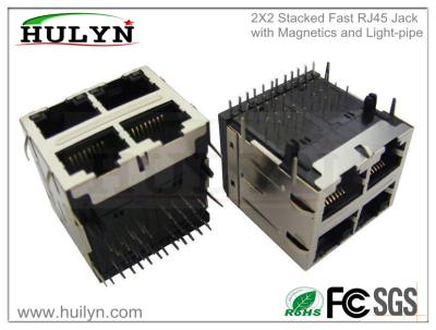 China RJ45 connector with transformer,RJ45 Jacks HLY-005 for sale