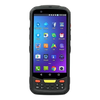 China Black Rugged Handheld PDA Scanner Android With 2GB RAM 16GB ROM for sale