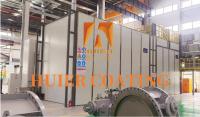 China Large Automated Electrostatic Spray Painting Line With Paint Utilization And Spraying Precision for sale