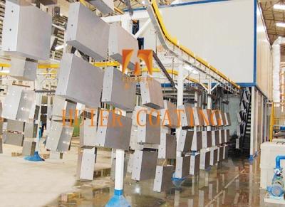 China Streamline Production Process Automatic Powder Coating Line For File Cabinets for sale