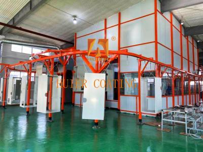 China Customizable Gun Cabinet Spray Production Line For Increased Productivity for sale