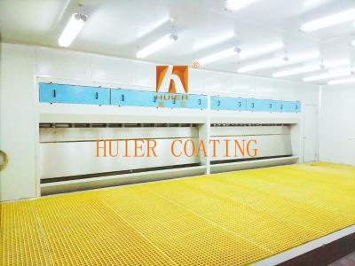 China Electrostatic Painting Line For Water Curtain Spray Booth With Pumpless Water Circulation System And Simplified Structure for sale