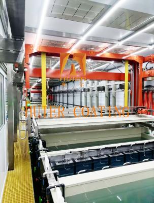 China Intelligent and Environmentally Friendly Electroplating Oxidation Production Line for Coating Process for sale