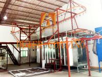 China High-Performance Electrostatic Painting Line with Three-Sided Circulation Design and Multi-Stage Programming for Easy Operation for sale