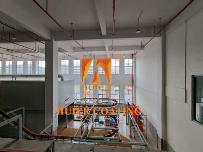 China Large-scale horizontal curved-track overhead conveyor system for painting lines for sale