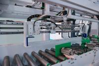 China Automatic Square Flooring Packaging Machine for SPC, WPC & Luxury LVT Flooring Manufacturers for sale