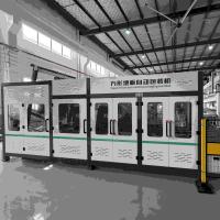 China Fully Automatic Square SPC, WPC & Luxury LVT Flooring Packaging Machine with Automatic Size Adjustment for sale