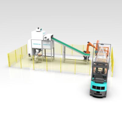 China Robot Bag Emptying System 380V 50Hz Three Phase For Food Grade Powder And Granule Handling for sale
