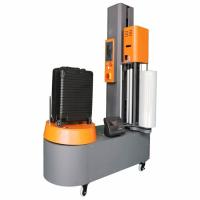 China 500mm Turntable Intelligent Luggage Wrapping Machine 250% Pre-Stretch Stretch Wrapper For Airports Hotels Travel Service Centers for sale