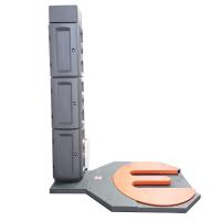China Automatic M Type Turntable Pallet Wrapping Machine For Warehouses / Manufacturing Plants for sale