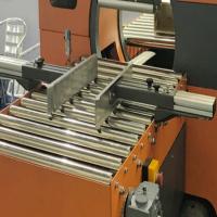 China 380V 220V 110V Horizontal Stretch Wrapping Machine For Long Profiles Panels Pipes Building Materials 600mm for sale