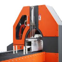 China 380V 220V 110V Horizontal Stretch Wrapping Machine For Long Profiles Panels Pipes Building Materials 600mm for sale