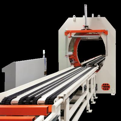 China S600 0–60 R/min Horizontal Stretch Wrapping Machine For Automatic Long Product Packaging for sale