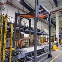 China 2000mm Wrapping Height Intelligent Fully Automatic Cantilever Pallet Wrapping Machine For Warehouse Logistics Packaging for sale