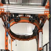 China Intelligent Ring Type Automatic Pallet Packing Machine 45–90 Pallets/Hour for sale