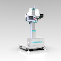 China Automatic Cantilever Top Labeling Machine PLC Control For Flat Surface Applications for sale