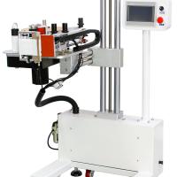 China Automatic Cantilever Top Labeling Machine PLC Control For Flat Surface Applications for sale