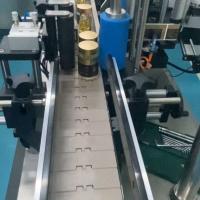 China 220V 380V Automatic Labeling Machine 30-60 Packages/min For SPC / WPC / LVT Packaging Line for sale