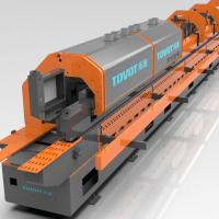 China High-Speed Automatic SPC Flooring Profiling and Grooving Production Line for sale