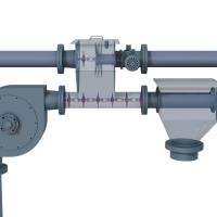 China CS / SUS304 Flexible Tube Chain Conveyor System For Powder Granule Transfer for sale