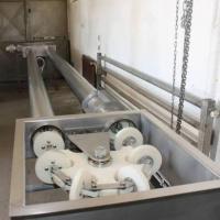 China CS / SUS304 Flexible Tube Chain Conveyor System For Powder Granule Transfer for sale