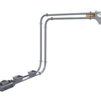China Heavy Duty Chain Conveyor Machine , Enclosed Industrial Chain Conveyor With Dust Tight Sealing for sale
