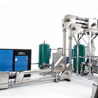 China Enclosed Chain Tube Conveyor , Automatic Tubular Drag Conveyor For Plastic Granules for sale