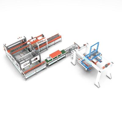 China Automatic Packaging Machine for Square LVT Flooring with Labeling Solution for sale