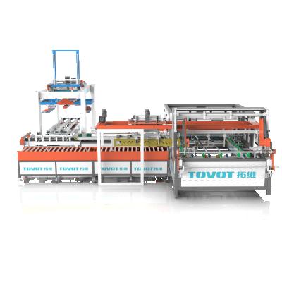 China Automatic Packaging Machine with Auto Labeling for Square Vinyl Tile SPC WPC Flooring for sale