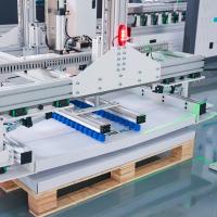 China Automatic Packing Machine For SPC Flooring Production Line for sale