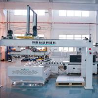 China Automatic SPC Flooring Packing Machine 8–10 Boxes/Min For SPC Flooring Production Lines for sale
