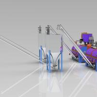China Industrial PVC Hot And Cold Mixing Unit 1000L 3500L For Large Volume Plastic Processing for sale