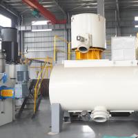China High Capacity PVC Hot and Cold Mixer 1300L 4500L For SPC Flooring Production for sale