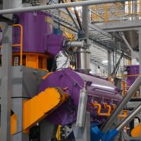 China Large Capacity PVC Horizontal Cooling Mixer For Plastic Powder Cooling for sale