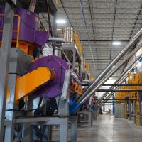 China Large Capacity PVC Horizontal Cooling Mixer For Plastic Powder Cooling for sale