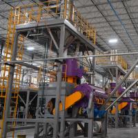 China Large Capacity PVC Horizontal Cooling Mixer For Plastic Powder Cooling for sale