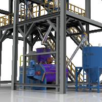 China Industrial PVC Hot Cold Mixer Unit 1300–1500Kg/Batch For SPC Flooring for sale