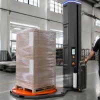 China M-Type Turntable Pallet Wrapper Machine 20–25 Loads/Hour With Smart Automation for sale