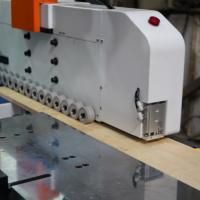 China Fully Automatic Wood Flooring Stair Nose Bending Machine High Precision Stair Component Forming Equipment for sale
