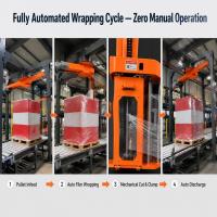 China Automatic Cantilever Pallet Wrapping Machine For Heavy Loads for sale