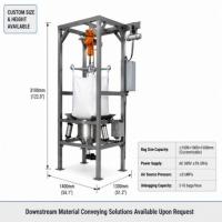 China 380V 50Hz Bulk Bag Dump Station For Safe / Efficient Material Feeding for sale