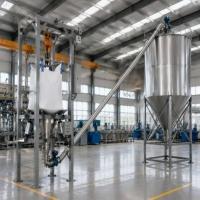 China SS304 Bulk Bag Unloader System Customized For Food / Chemical Powder for sale