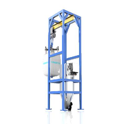 China SS304 Bulk Bag Unloader System Customized For Food / Chemical Powder for sale