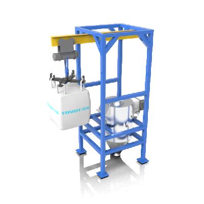 China 380V 50Hz Bulk Bag Dump Station For Safe / Efficient Material Feeding for sale
