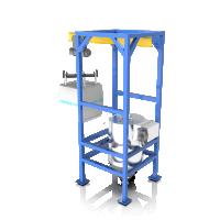 China Automatic Big Bag Emptying Station Customized For Powder / Granule Processing for sale