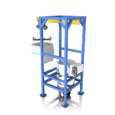 China Automatic Big Bag Emptying Station Customized For Powder / Granule Processing for sale