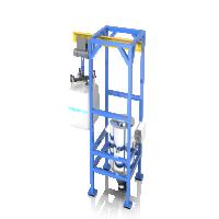 China Custom Bulk Bag Unloader , Jumbo Bag Unloader For Powder / Granule Handling for sale