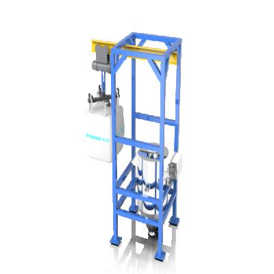 China Custom Bulk Bag Unloader , Jumbo Bag Unloader For Powder / Granule Handling for sale