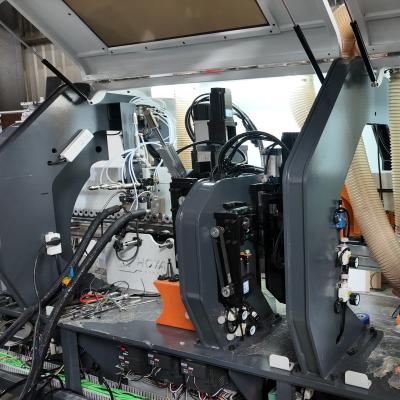 China Fully Automatic Wood Flooring Stair Nose Bending Machine High Precision Stair Component Forming Equipment for sale
